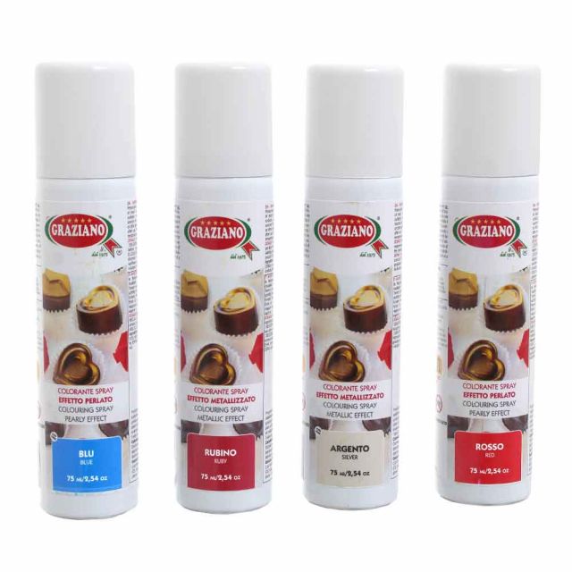Coloranti alimentari spray effetto velluto colorati 100 ml - PapoLab