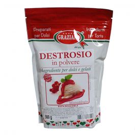Destrosio in Polvere monoidrato 500 g per dolci e gelati - PapoLab