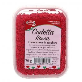 Codetta di zucchero rossa per decorazione in offerta - PapoLab